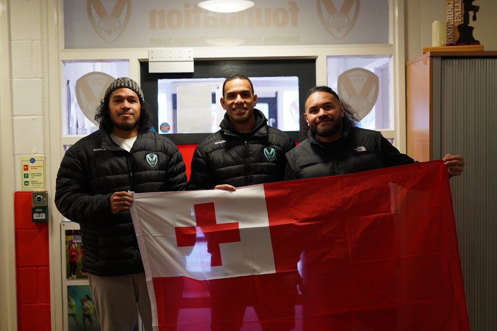 Saints Tongan contingent donate clothing back home - OFA ATU TONGA ...