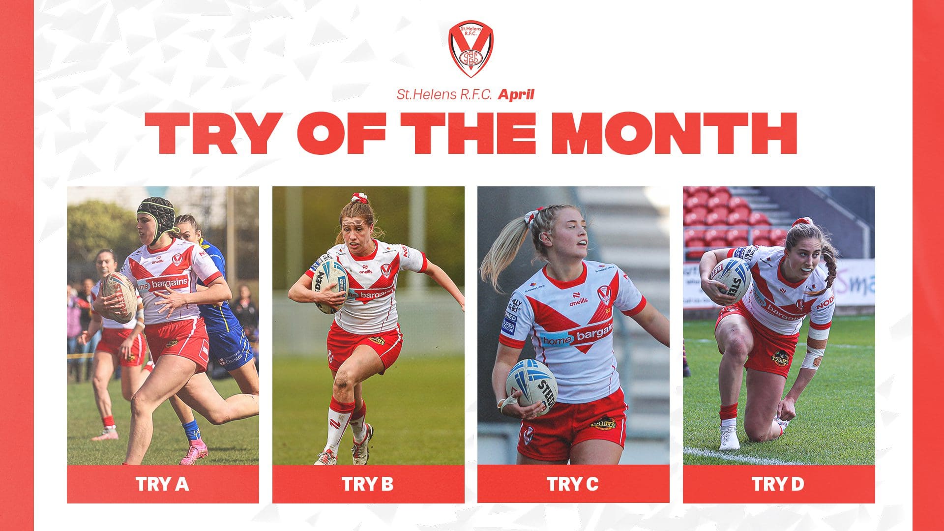 VOTE! April women's Try of the Month 2024! - Saints TV