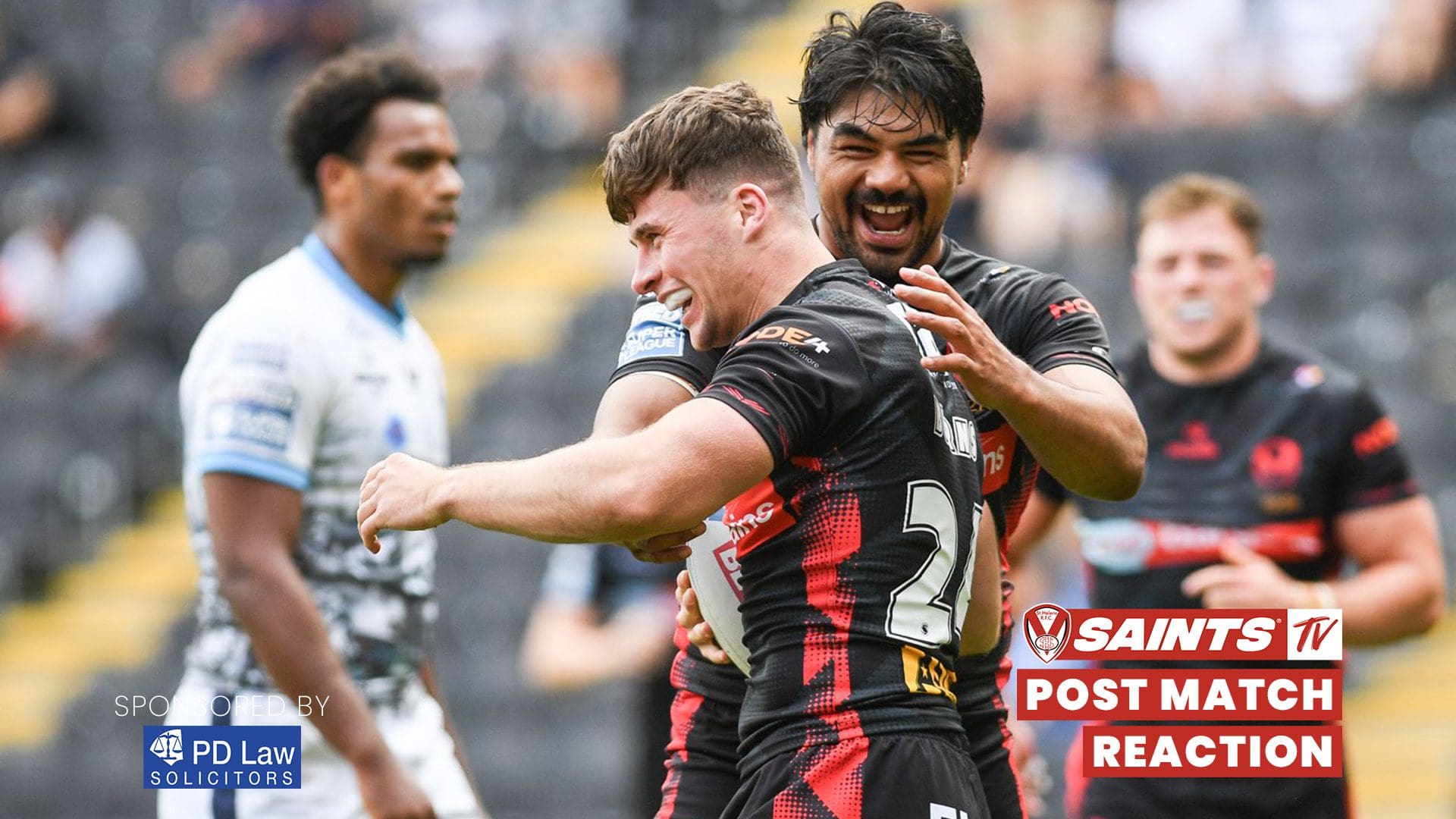 Jake Burns on his Brace against Hull FC - Saints TV