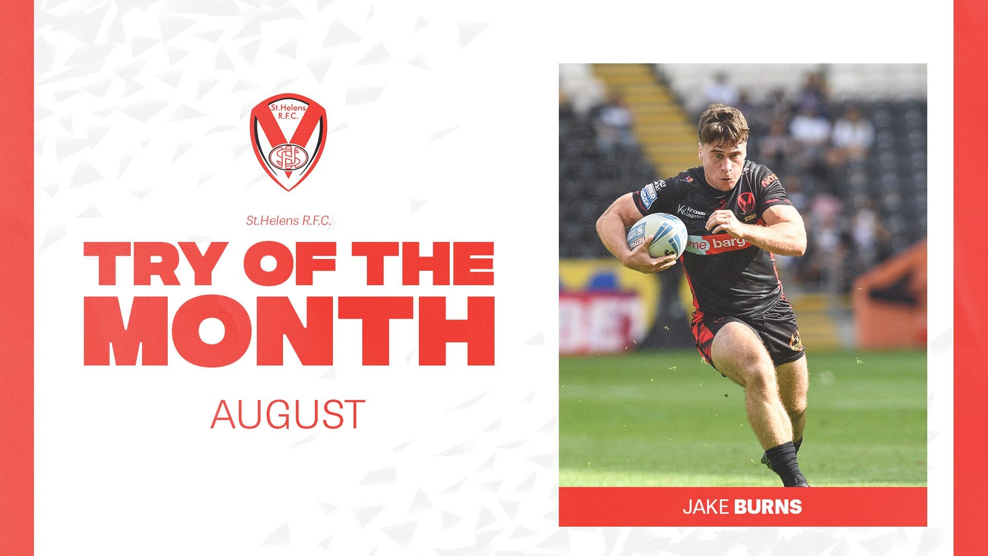 Jake Burns wins August Try of the Month! - Saints TV