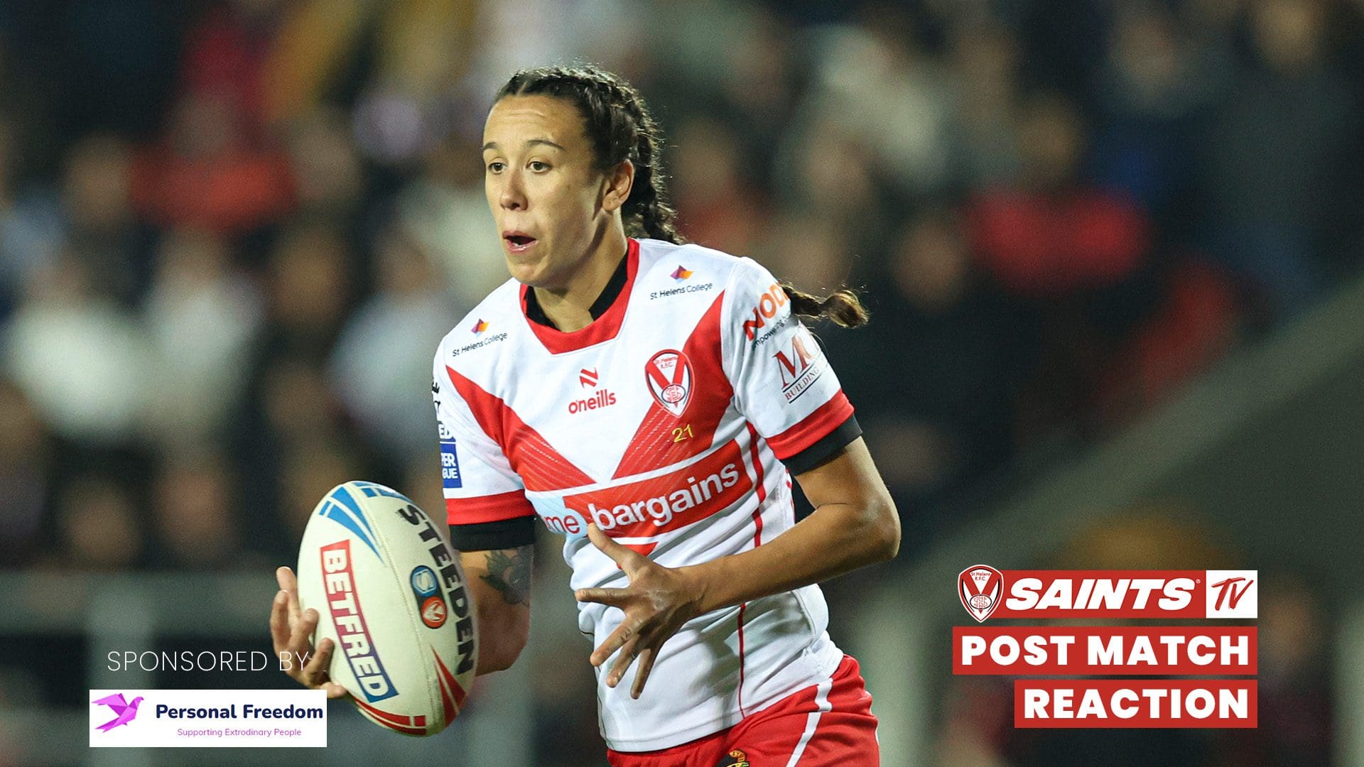 Zoe Harris on tough derby game in Semi-Final - Saints TV