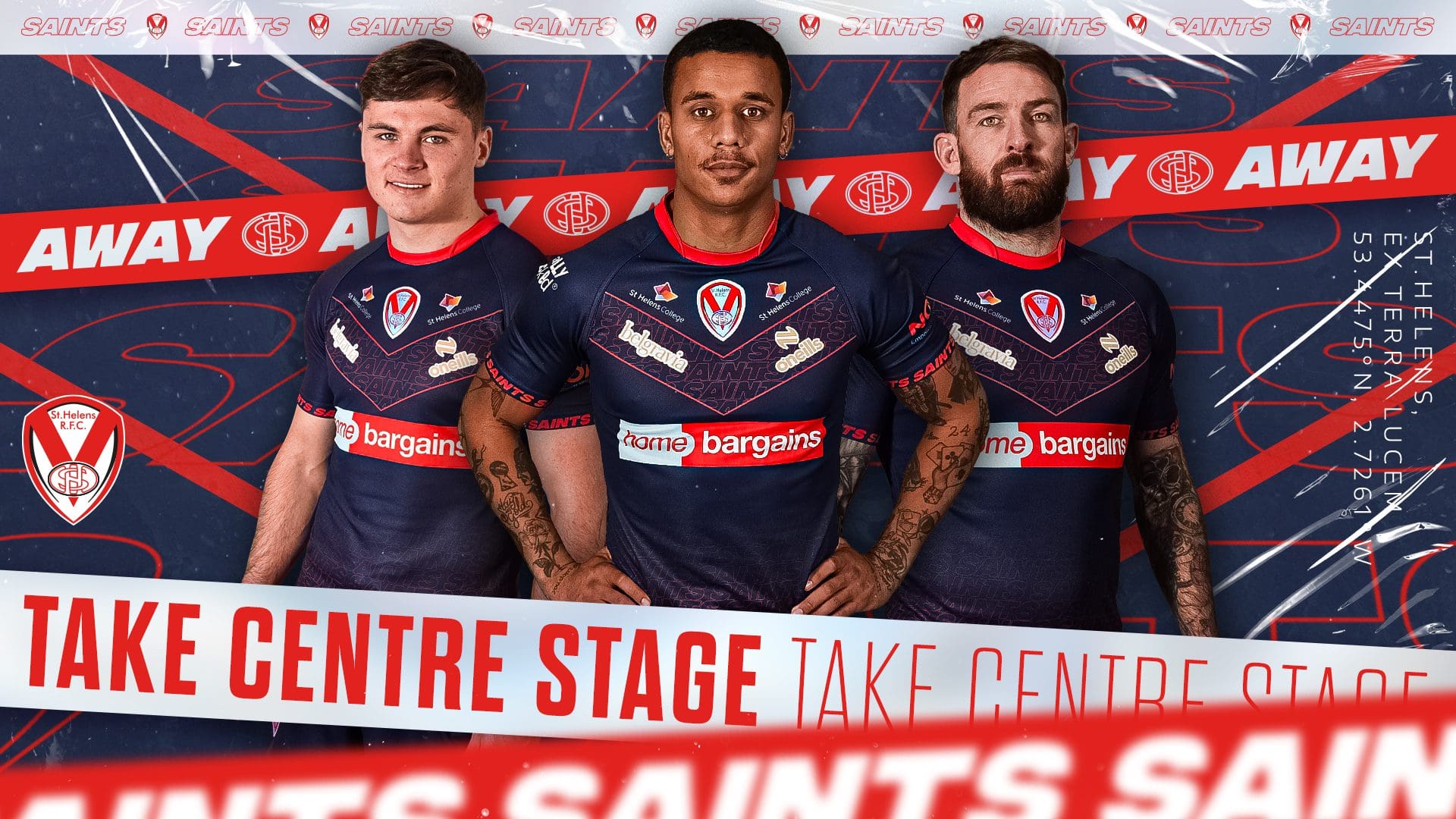 Take Centre Stage: St.Helens 2025 Away Kit - Saints TV